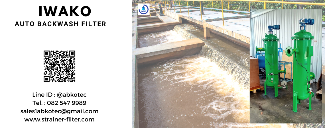 Auto Self Cleaning Strainer IWAKO - Strainer Filter IWAKO