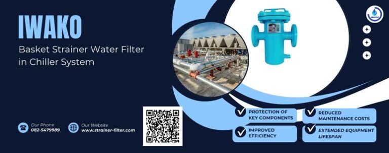 Basket Strainer Water Filter in Chiller System - www.strainer-filter.com