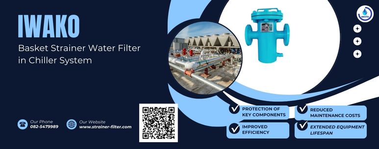 Basket Strainer Water Filter in Chiller System - www.strainer-filter.com